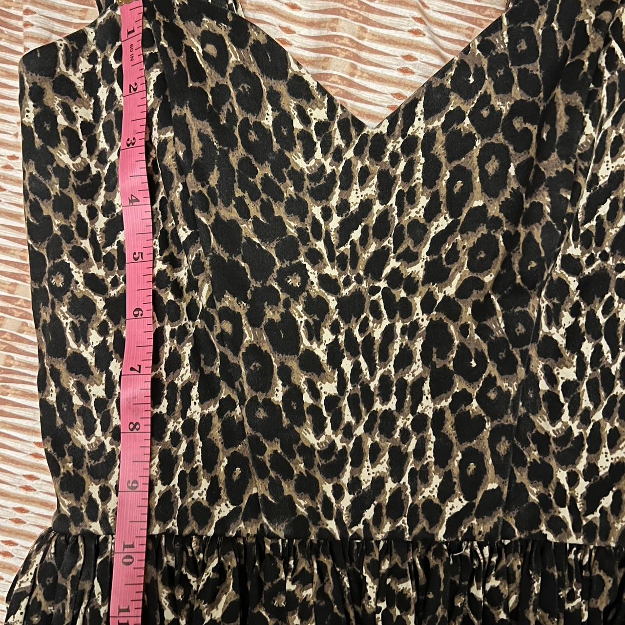 Vixen by Micheline Pitt leopard sweetheart swing... - Depop