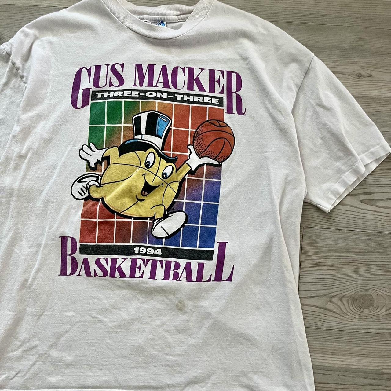 Vintage Gus Macker Basketball Tshirt 1994 3 on 3 Gus... - Depop