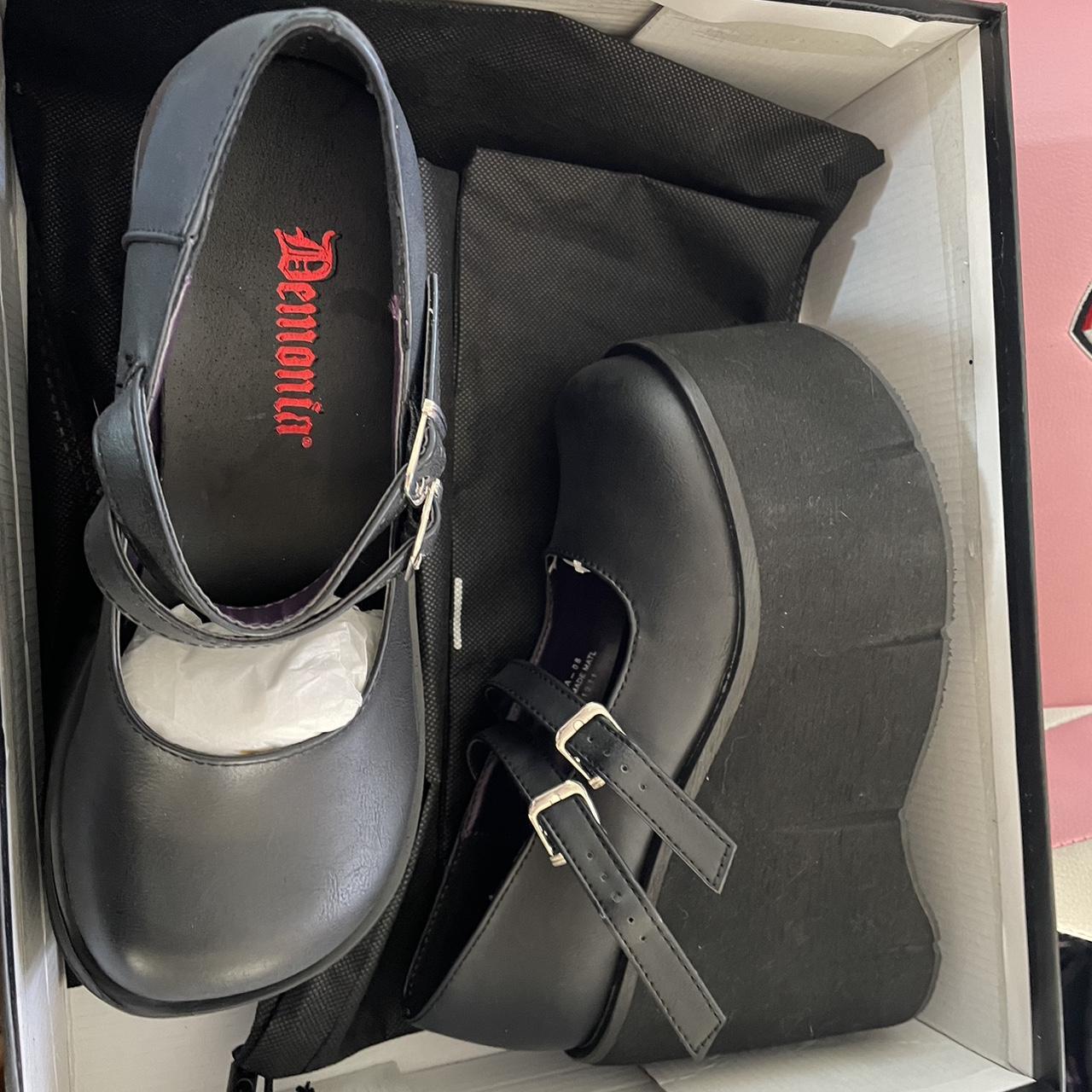 BRAND NEW in the box Platform Mary Jane Demonias... - Depop
