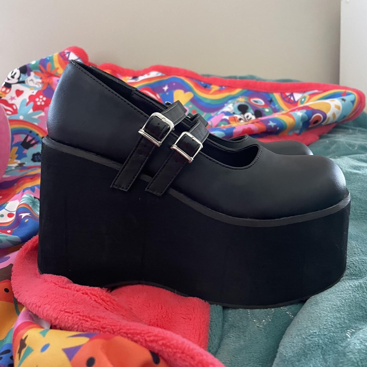 BRAND NEW in the box Platform Mary Jane Demonias... | Depop