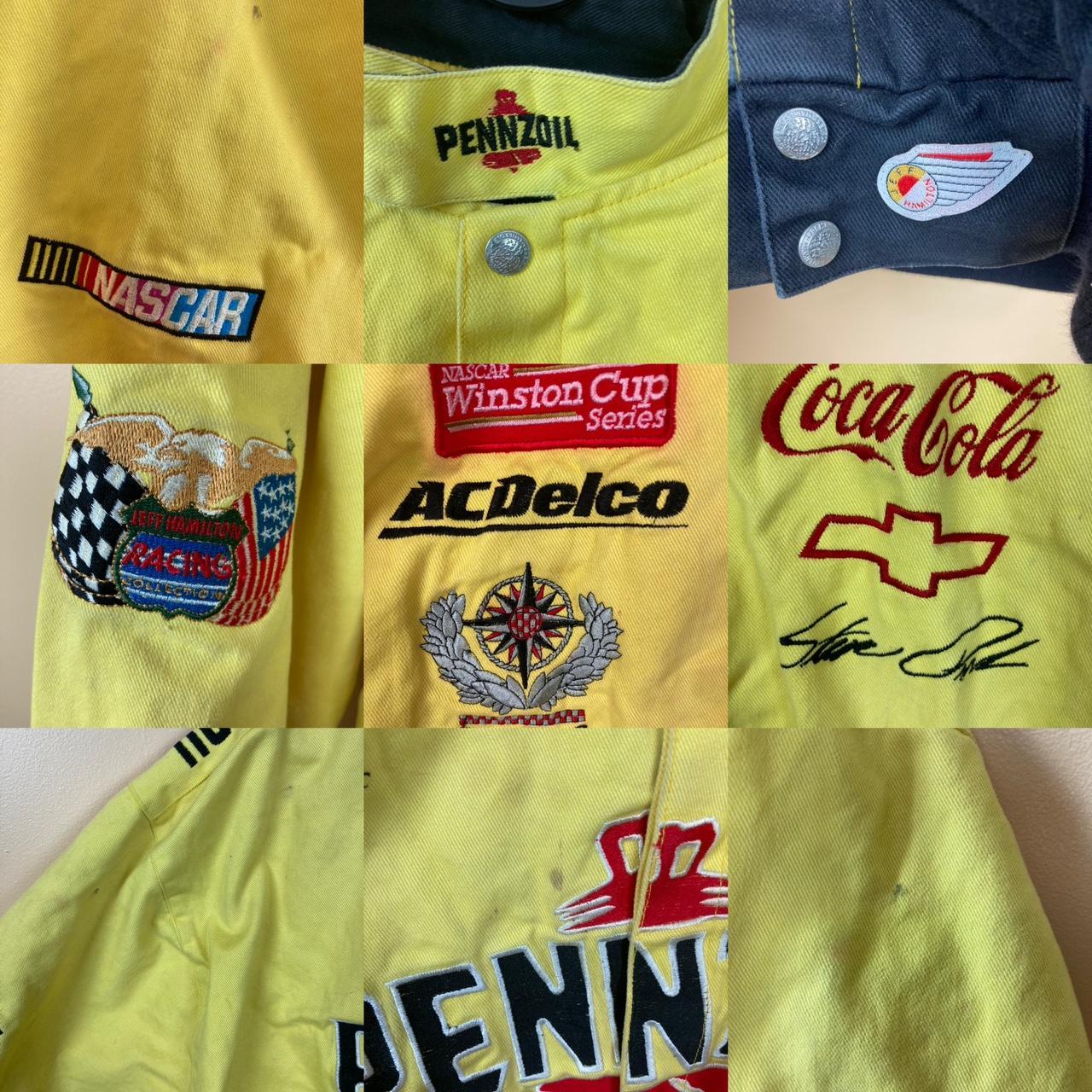 Vtg 90’s Nascar Jeff Hamilton Racing Jacket Dale... - Depop