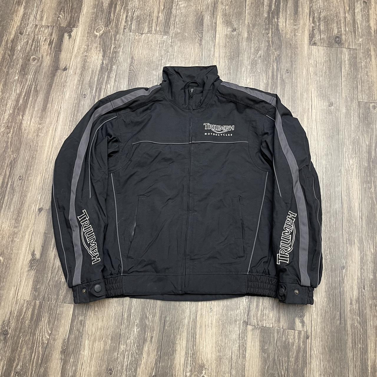 Triumph Motorcycles Long Sleeve Jacket Mens Size... - Depop
