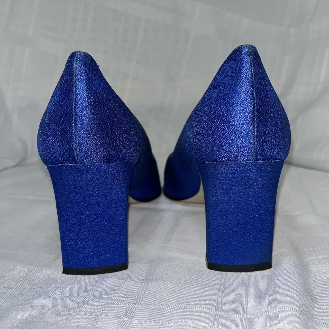 Fashion Influences Royal Blue Pumps Vintage 80’s... - Depop