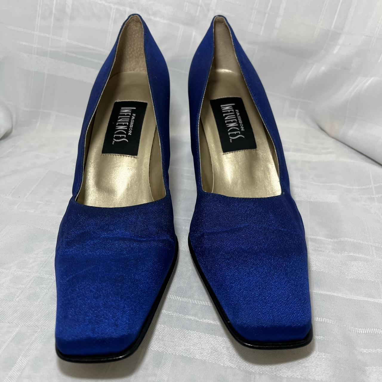 Fashion Influences Royal Blue Pumps Vintage 80’s... - Depop
