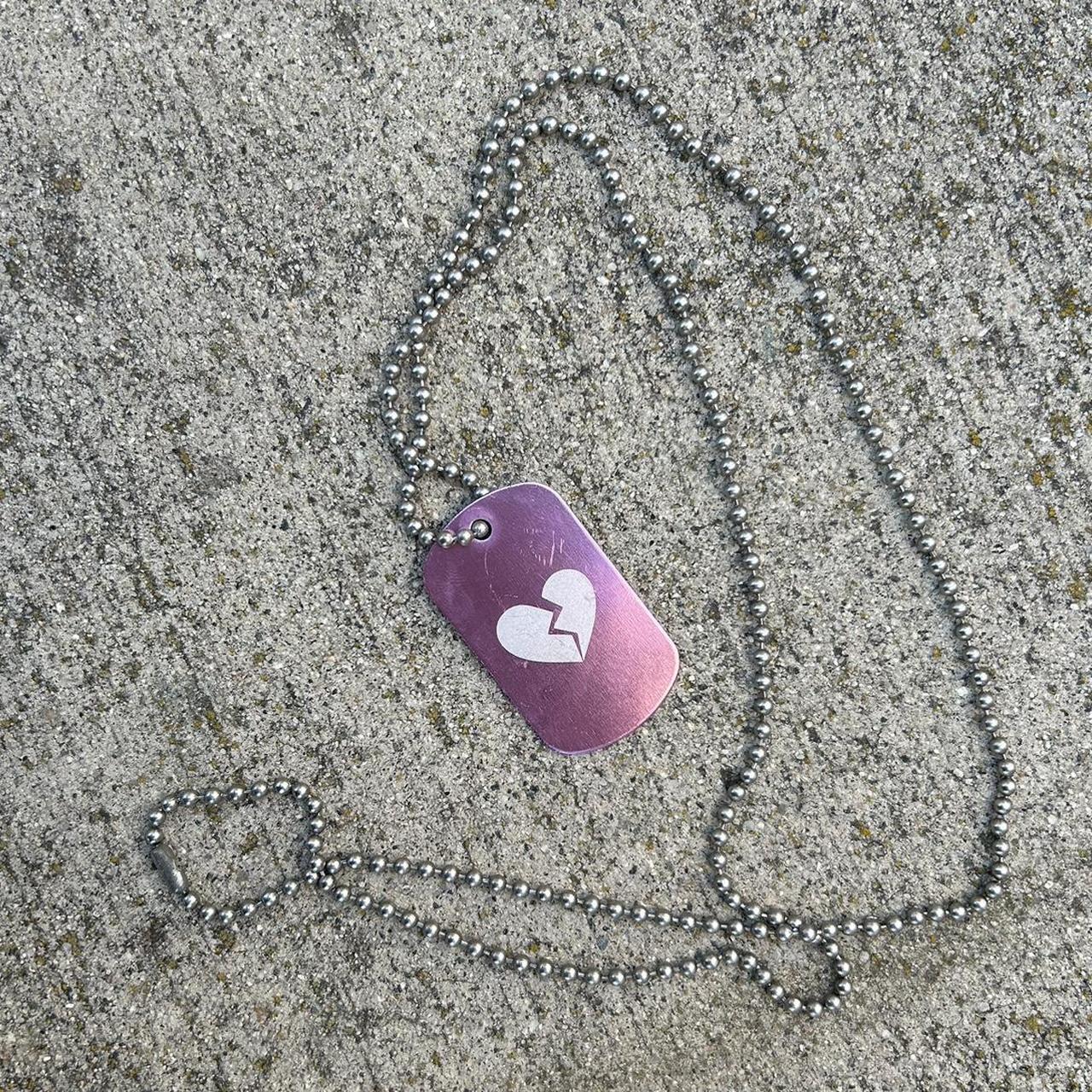 original 2018 lil peep dog tag from cowys2 x hyv... - Depop