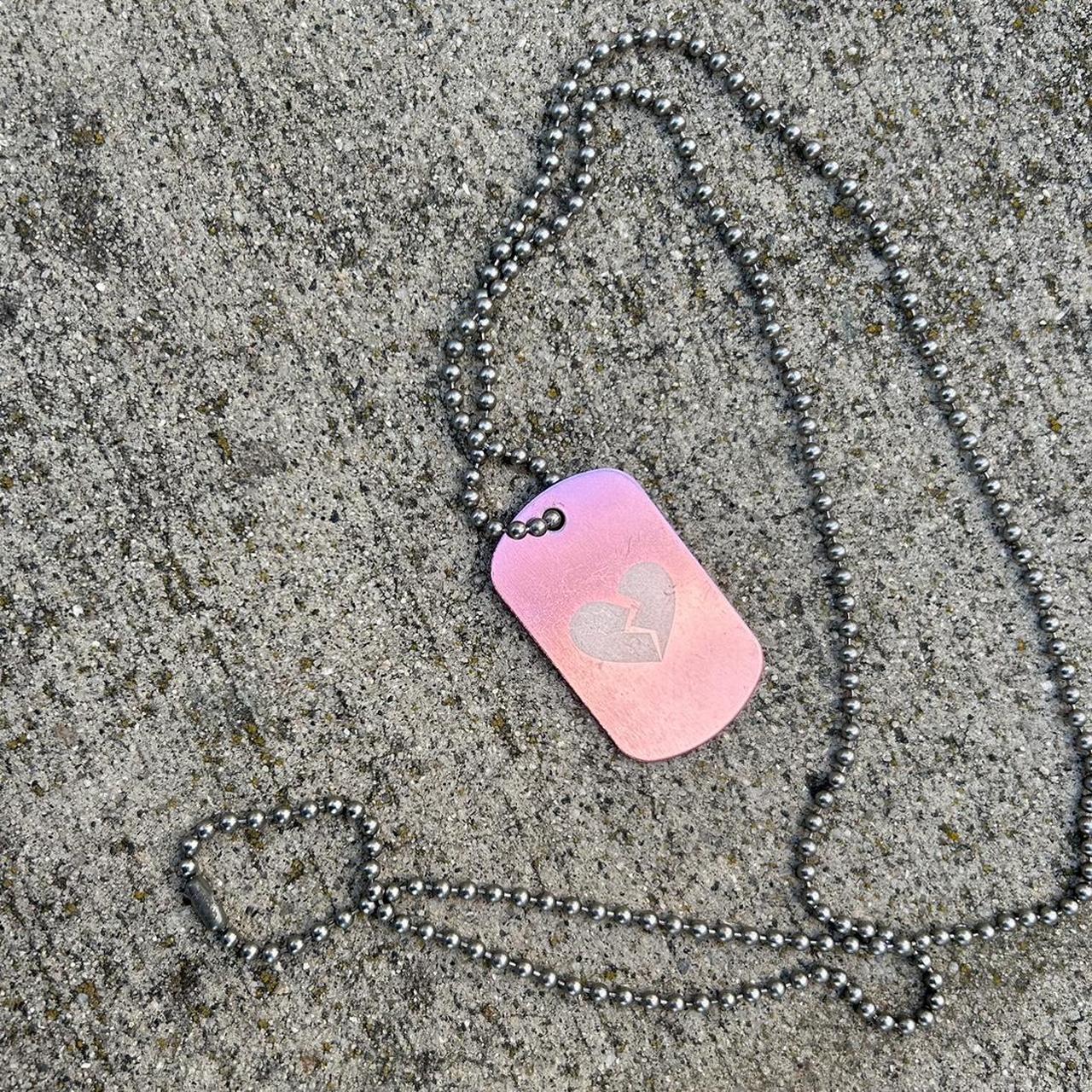 original 2018 lil peep dog tag from cowys2 x hyv... - Depop