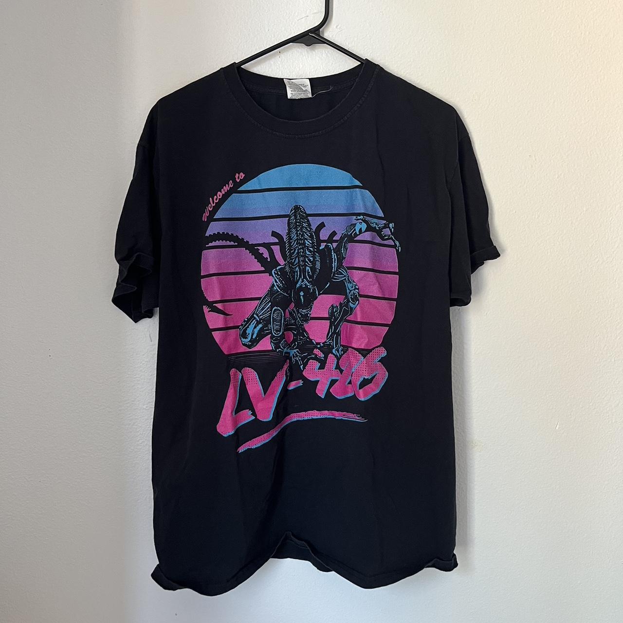 Black alien shirt #Alien #Tops #Shirt - Depop