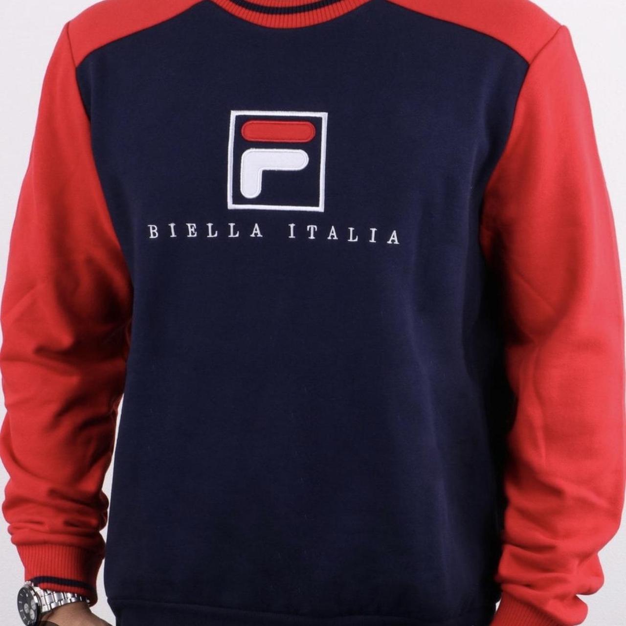 Fila Bella Italia Sweater Size M - Depop