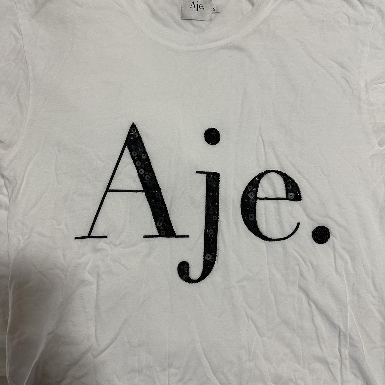 Aje logo tee size S - Depop