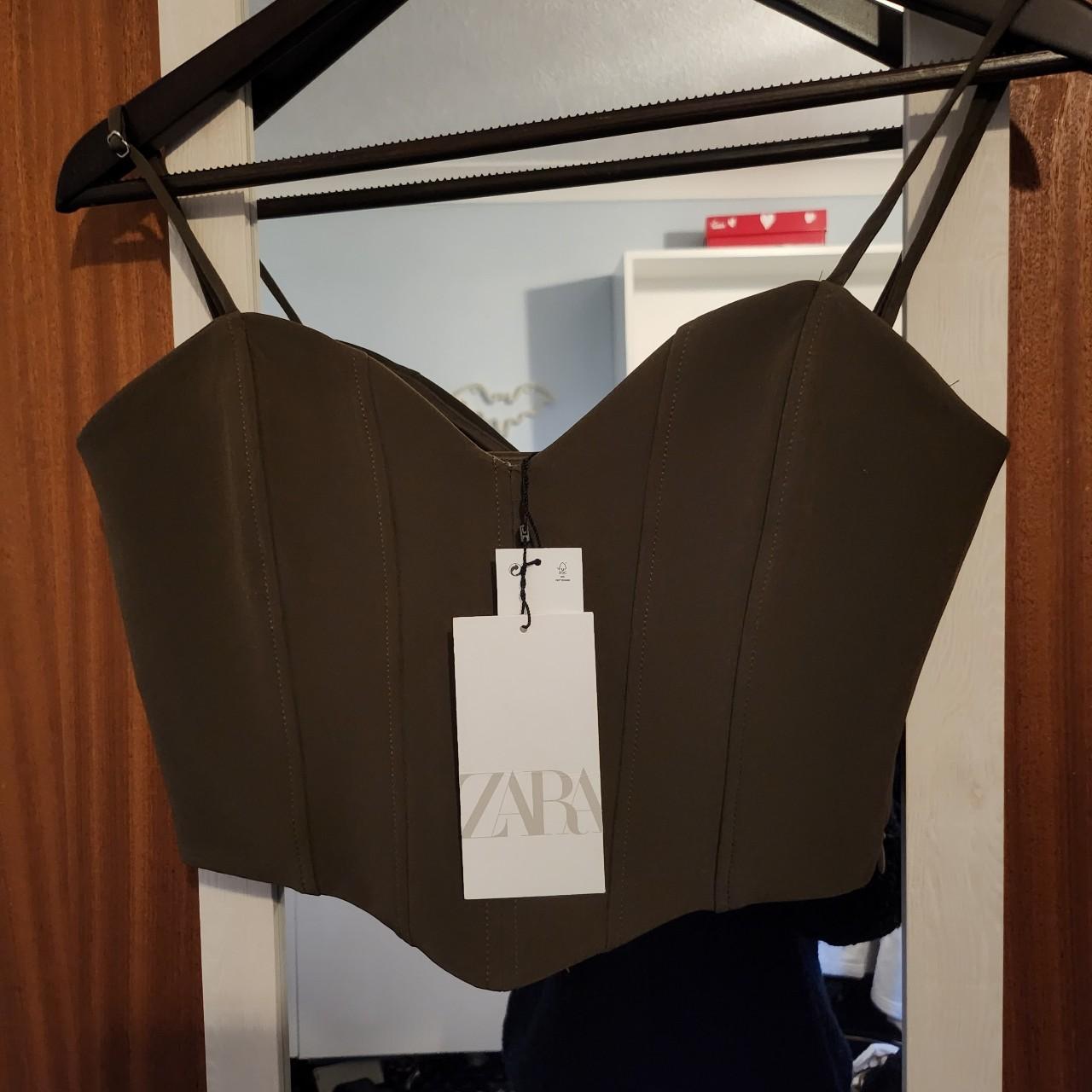 Zara corset top Brand new with tags #zara... - Depop