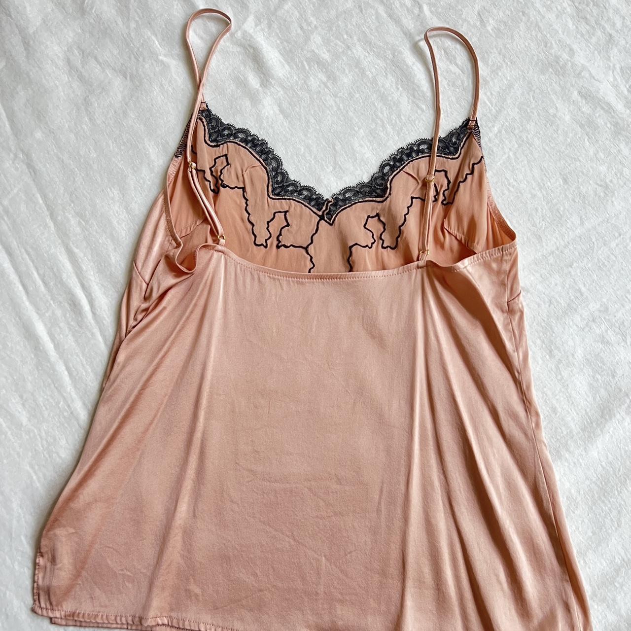 Pink silk Agent Provocateur cami Size 3 Excellent... | Depop