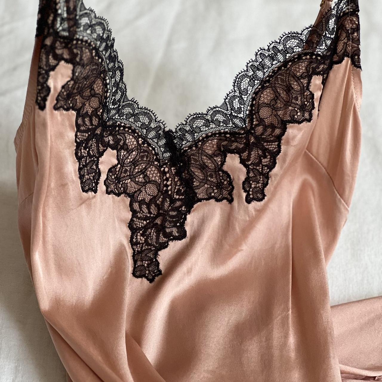 Pink silk Agent Provocateur cami Size 3 Excellent... | Depop
