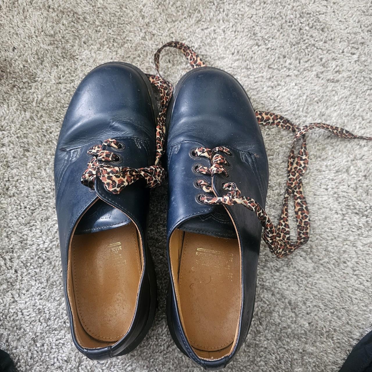 Doc Martens Oxford lace-ups. Dark blue colour. made... | Depop