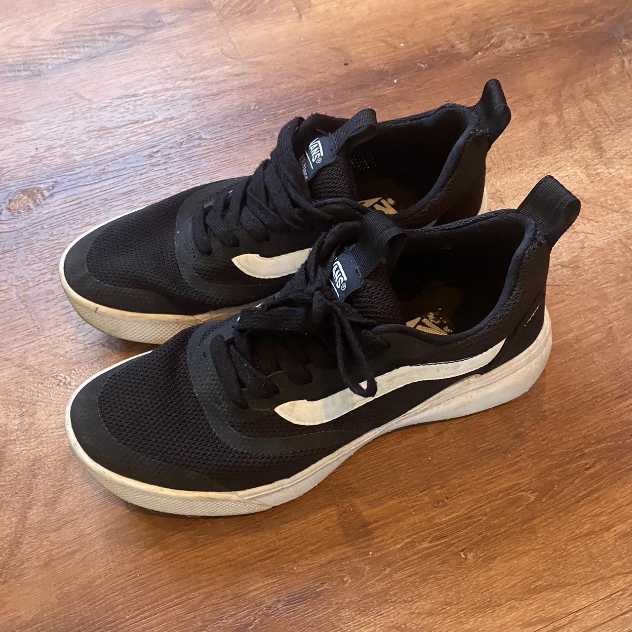 vans size 7 running sneakers - Depop