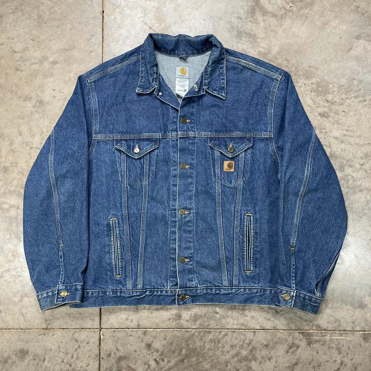 Carhartt Men's Blue Jacket | Depop