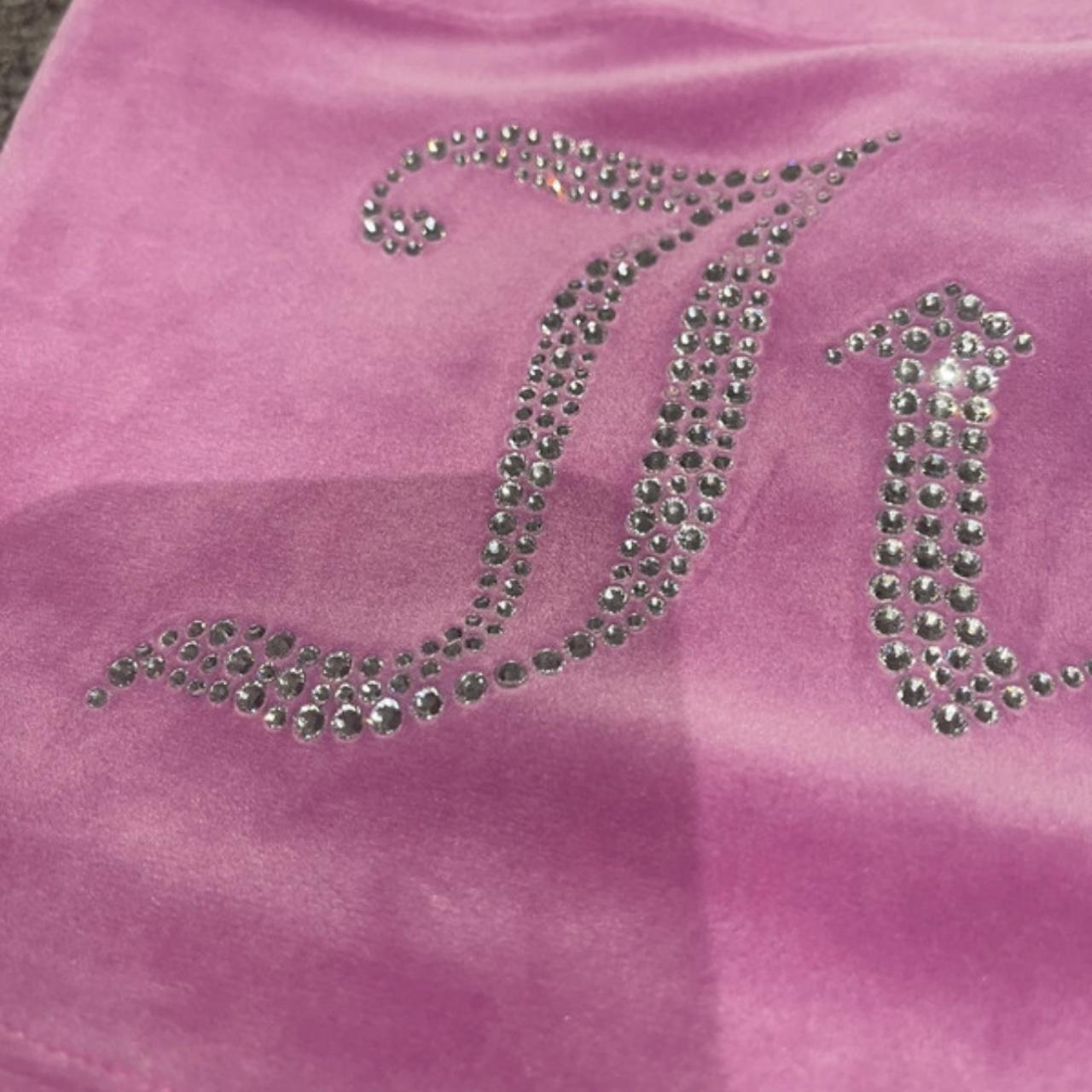 Juicy Couture Womens Pink Crop Top Depop