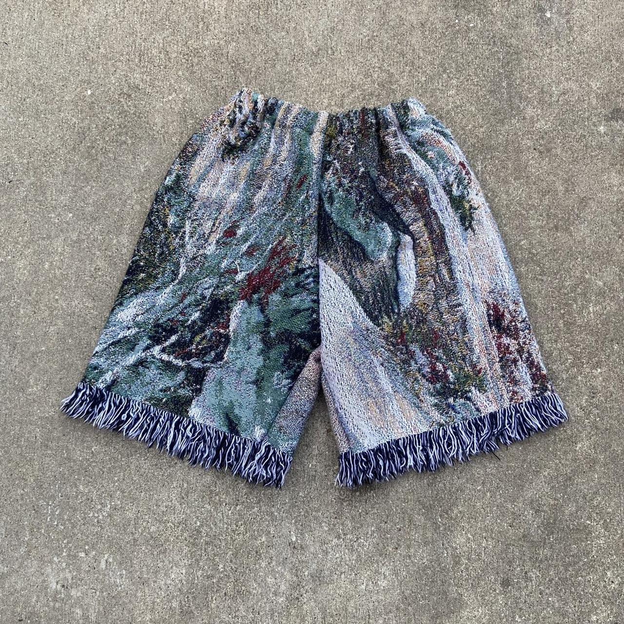 Super cool handmade tapestry shorts! Reworked from a... - Depop