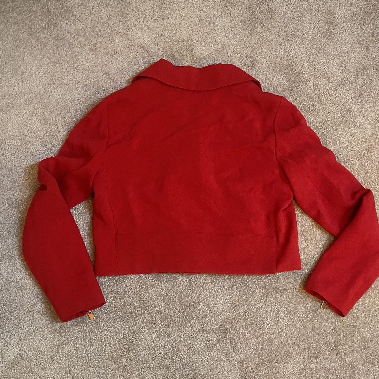 Club Monaco cropped zip up jacket. Very comfortable... - Depop