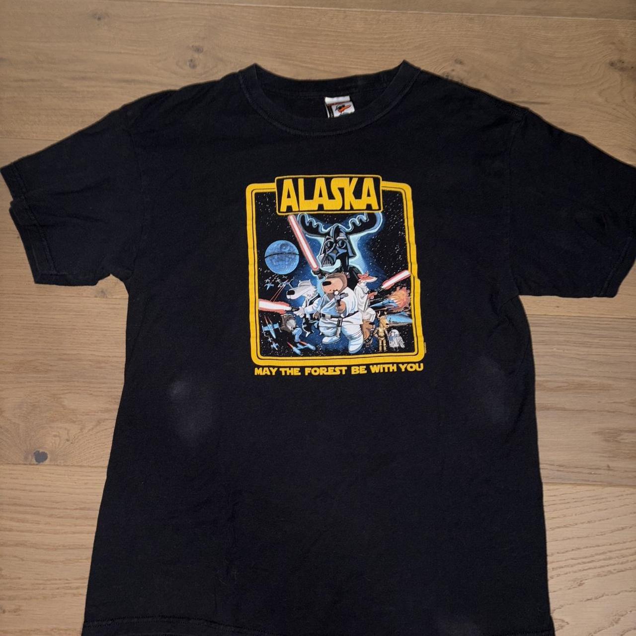 2006 Alaska Star Wars graphic t-shirt #StarWars... | Depop