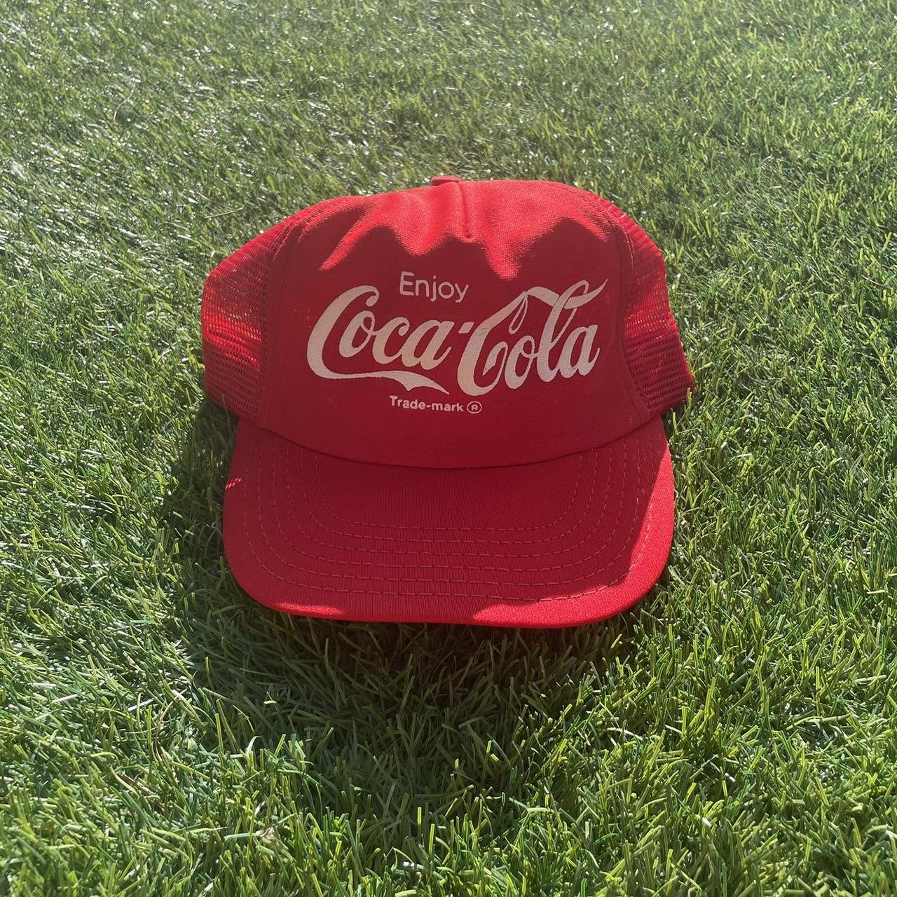 Vintage Coca Cola Trucker Snapback Unbranded... - Depop