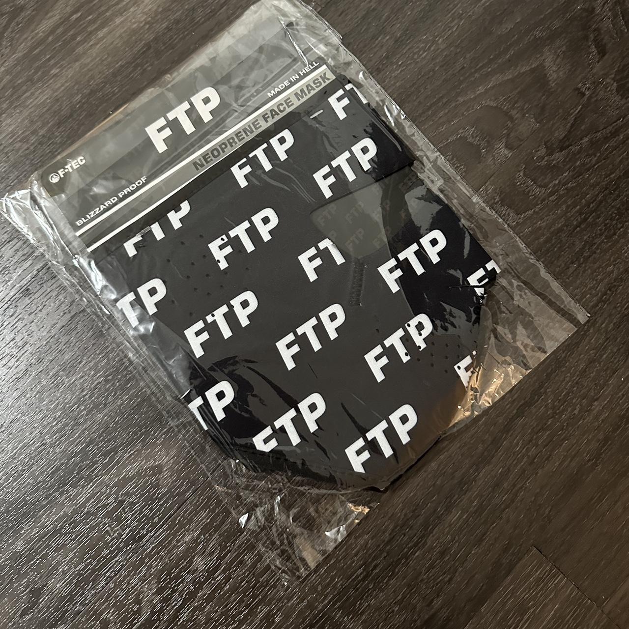 FTP Allover Logo Neoprene Face Mask New and... - Depop
