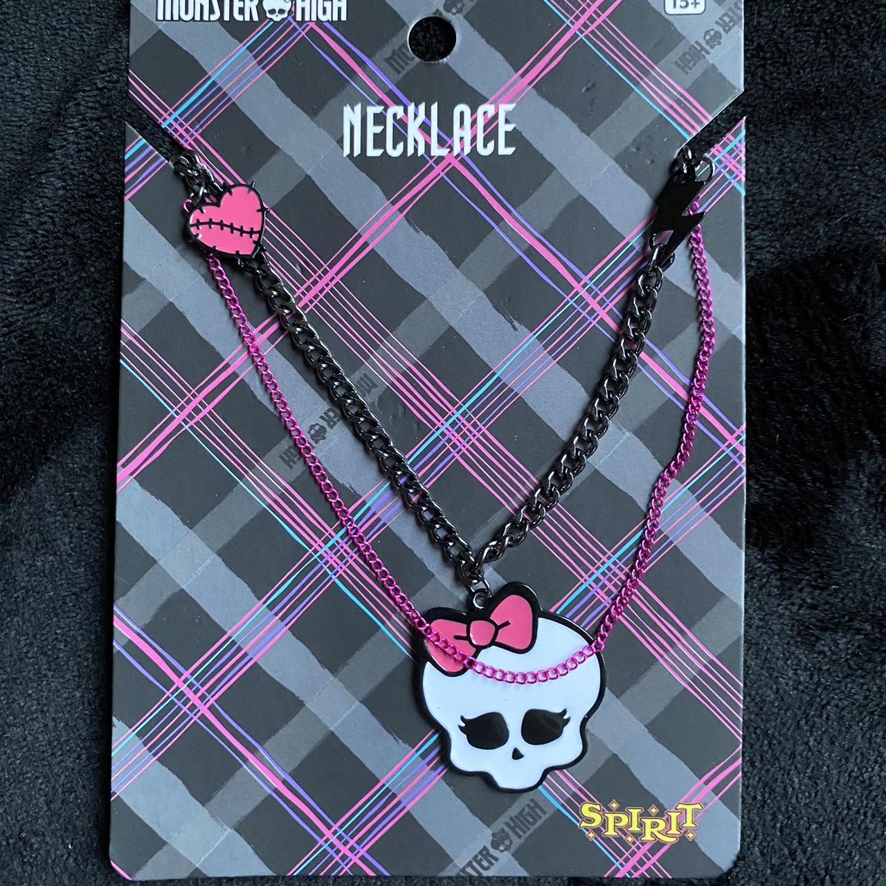 Monster high 💞💞💞 necklace adjustable... - Depop