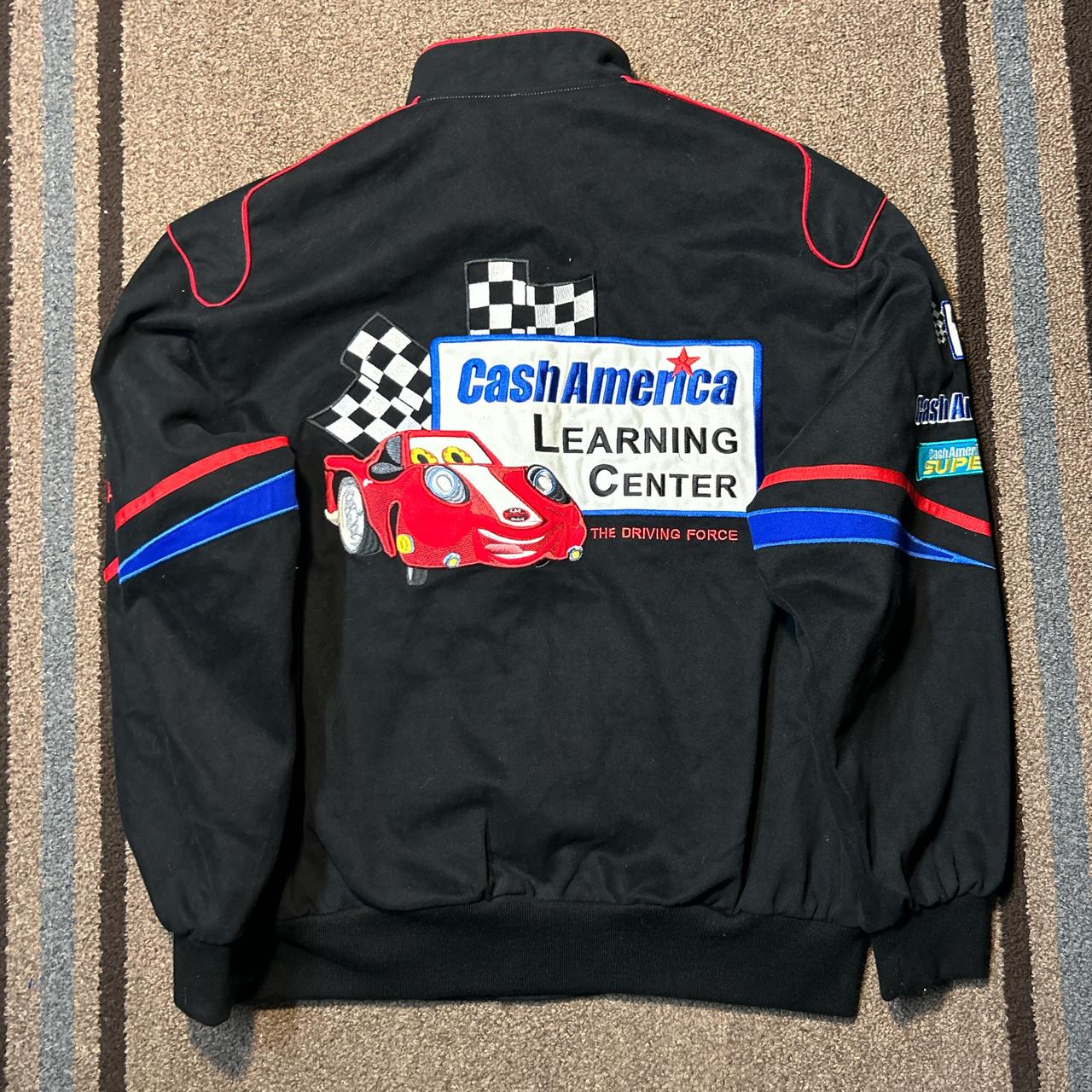 Vintage Boxy NASCAR Racing Button up Jacket | Size:... | Depop