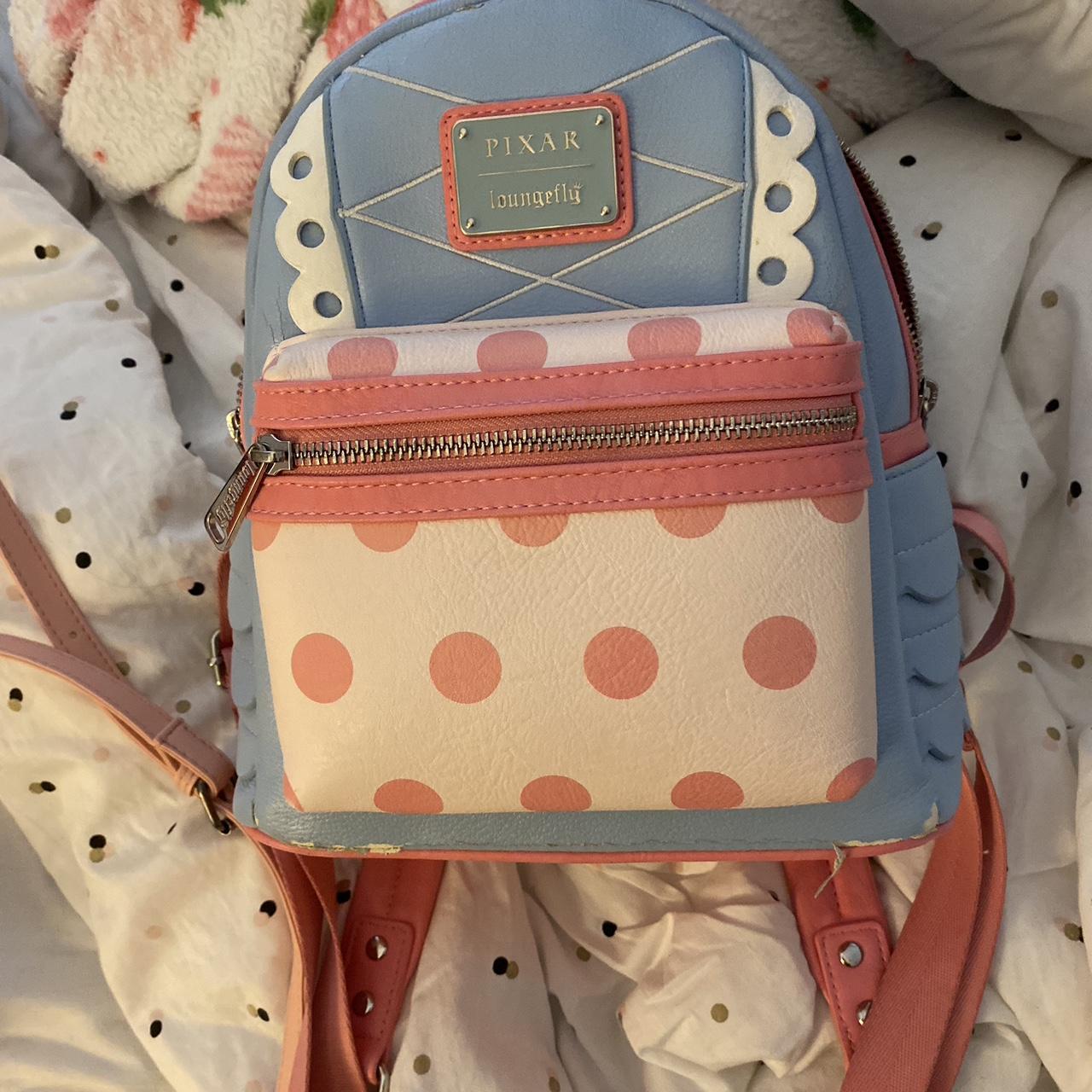 bo peep toy story loungefly backpack! she has a... - Depop