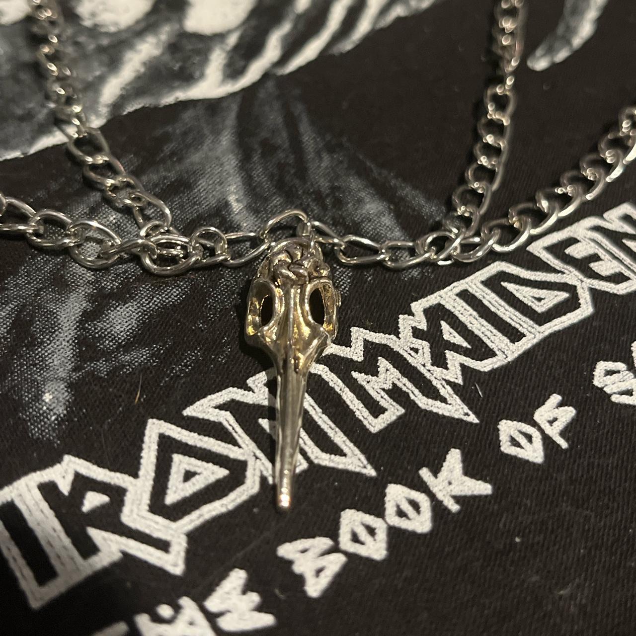 Raven/ Plague Doctor chain necklace #necklace... - Depop