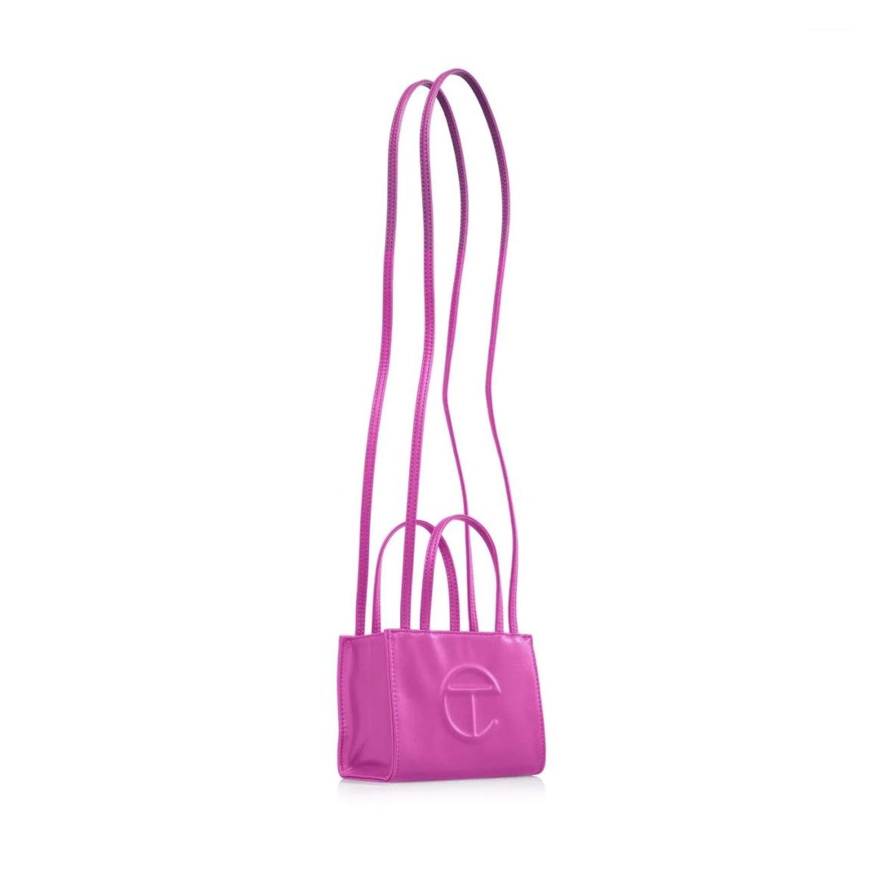 small azalea telfar shopping bag bright pink telfar... - Depop