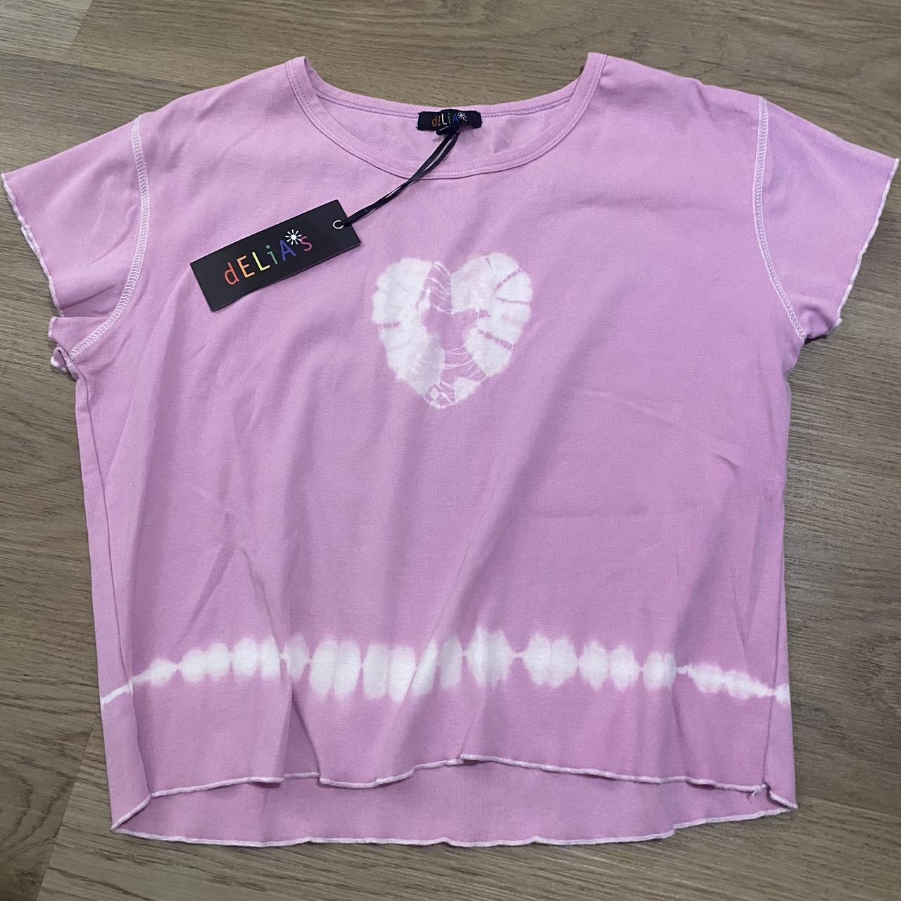 delia’s heart top brand new with tags size x-large... - Depop