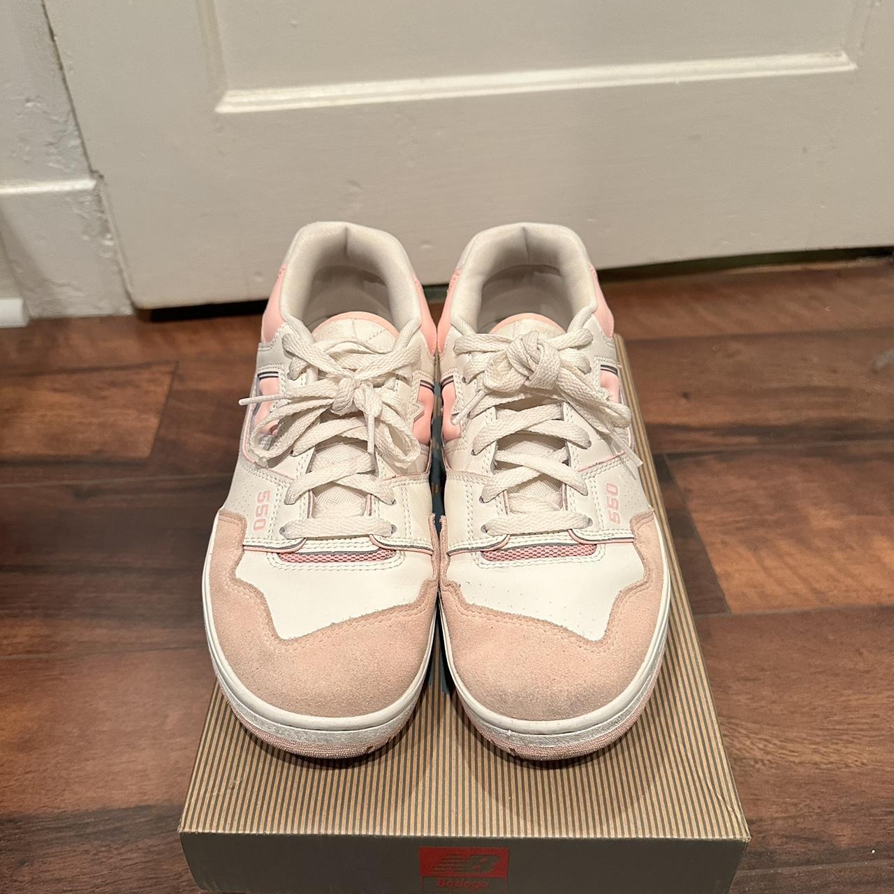 New Balance 550 Rare pink colorway. In great... - Depop