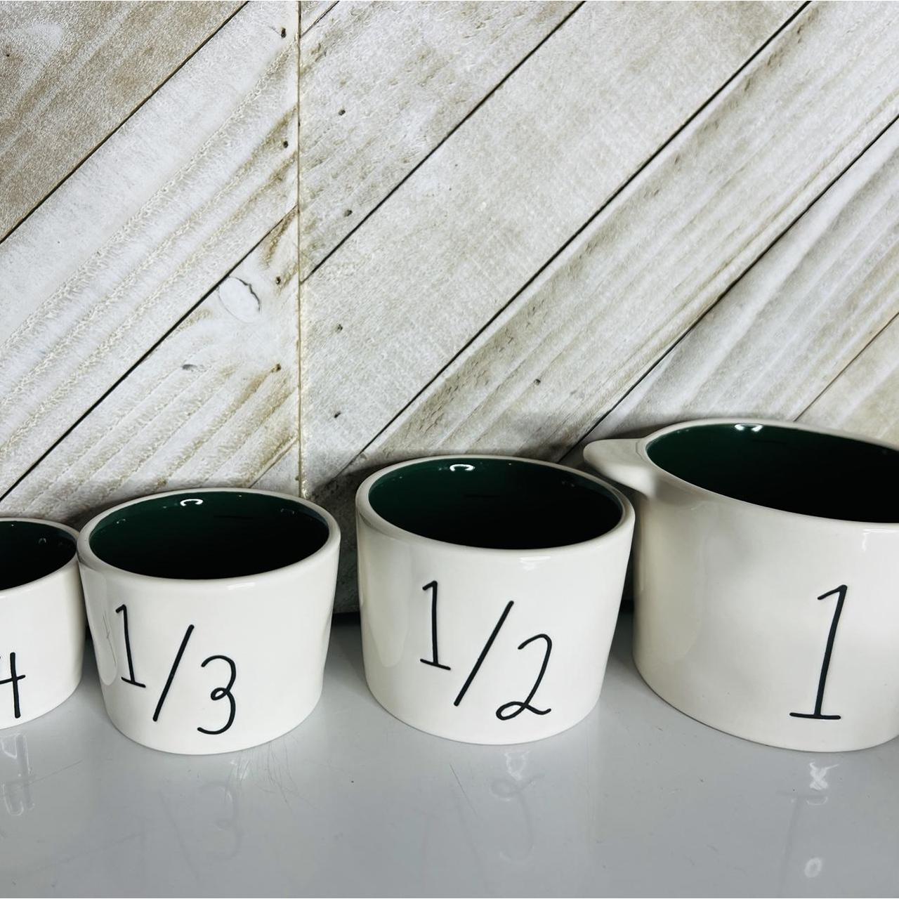 Rae Dunn christmas measuring cups trees icon new... - Depop