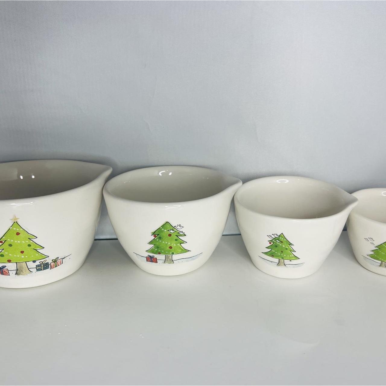Rae Dunn christmas tree measuring cups... - Depop