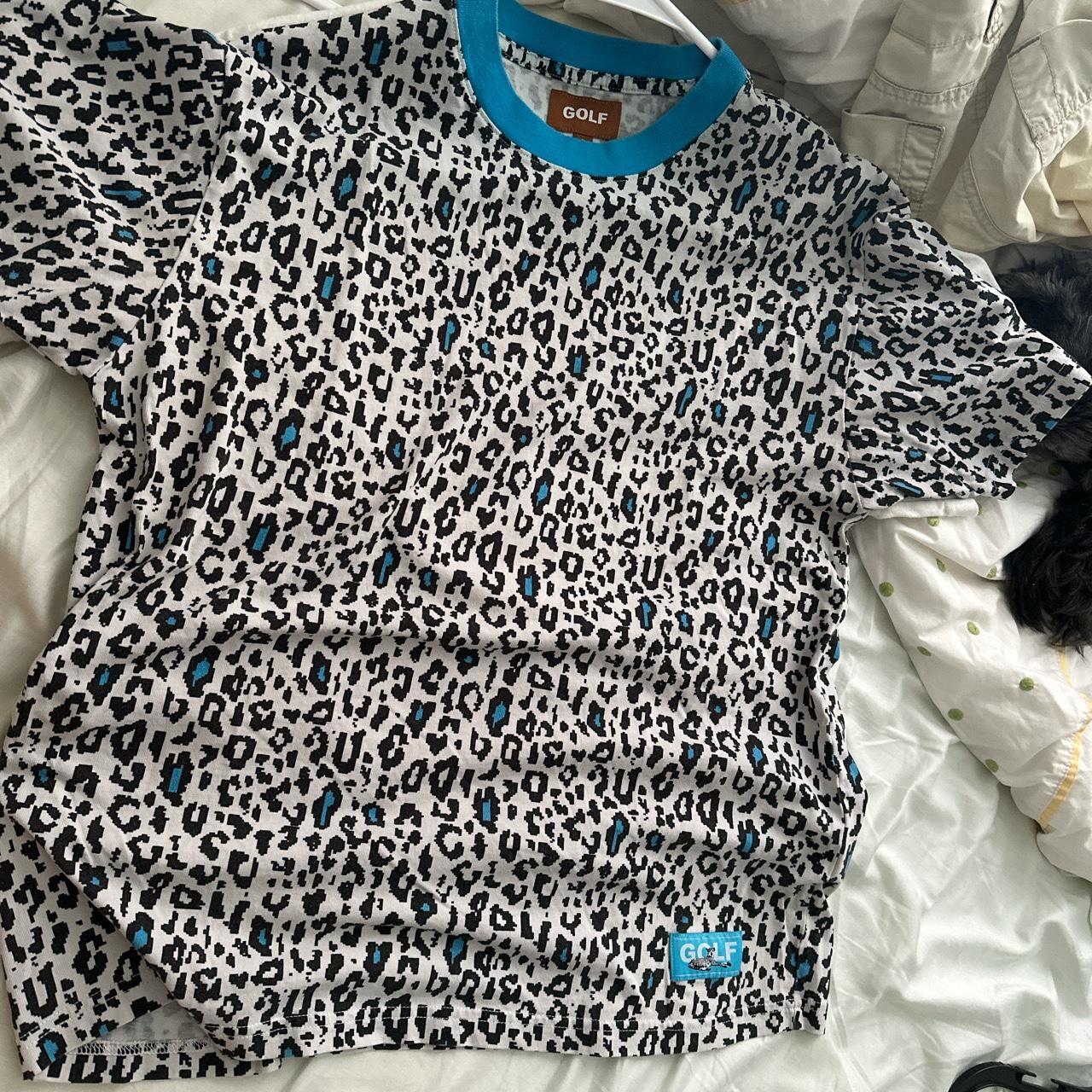 golf wang limited edition digi leopard t shirt... - Depop
