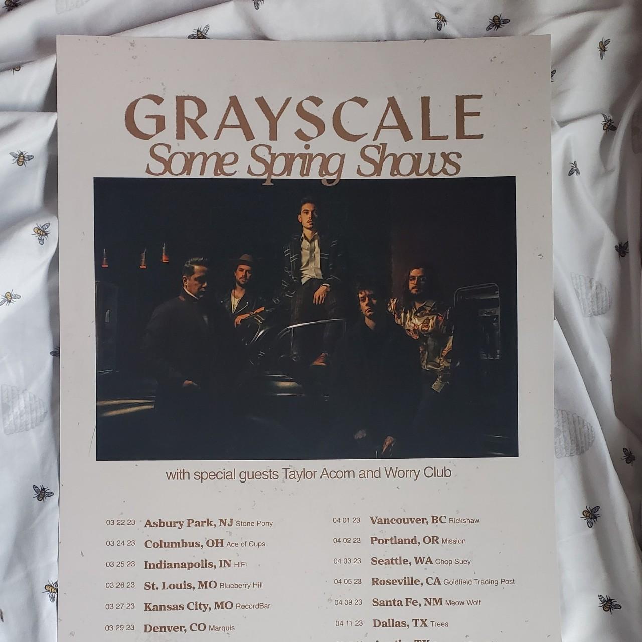 Signed Grayscale poster from their Spring Show... - Depop