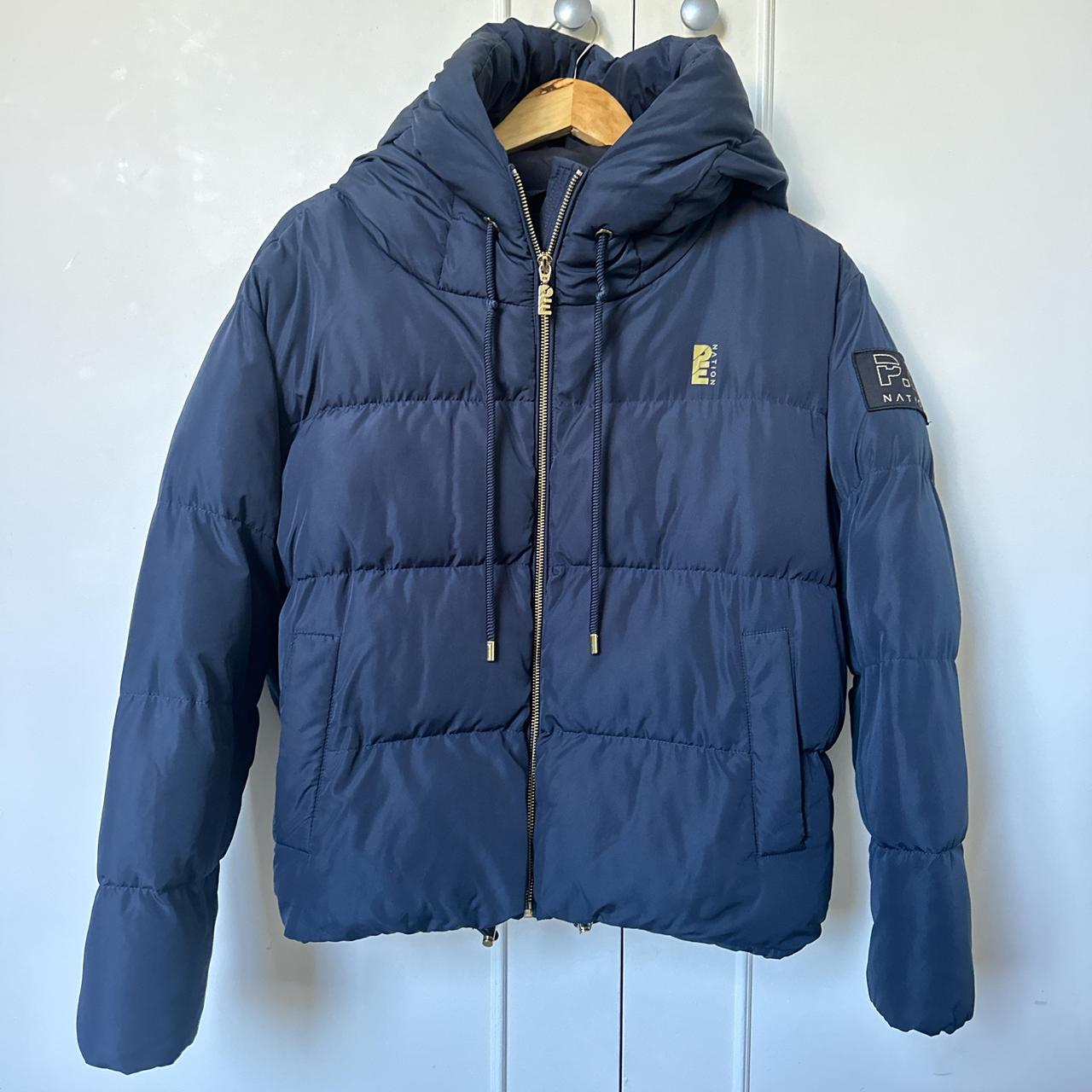 P.E Nation Dark Navy Puffer Jacket. Size S... - Depop