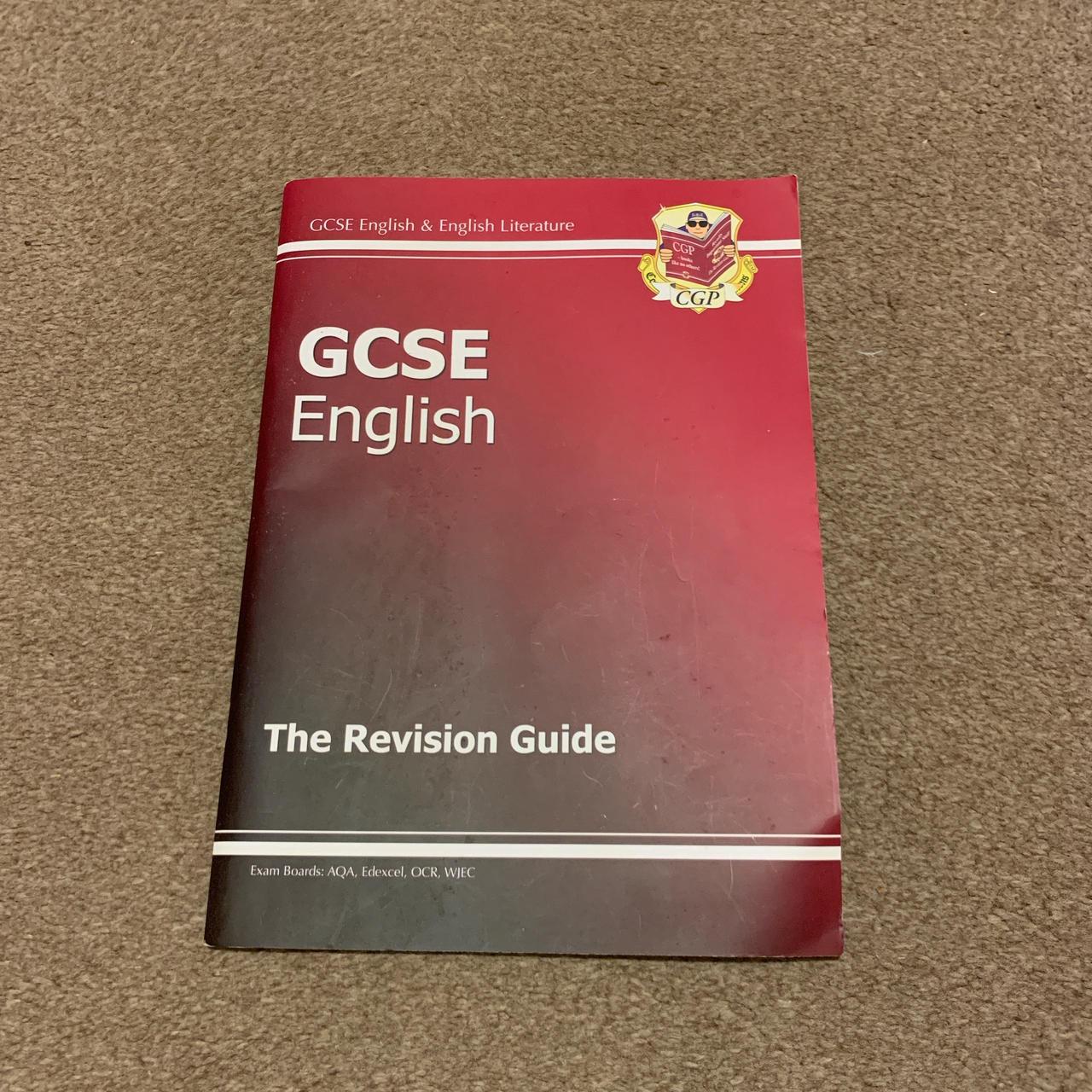GCSE English CGP revision guide - very good... - Depop