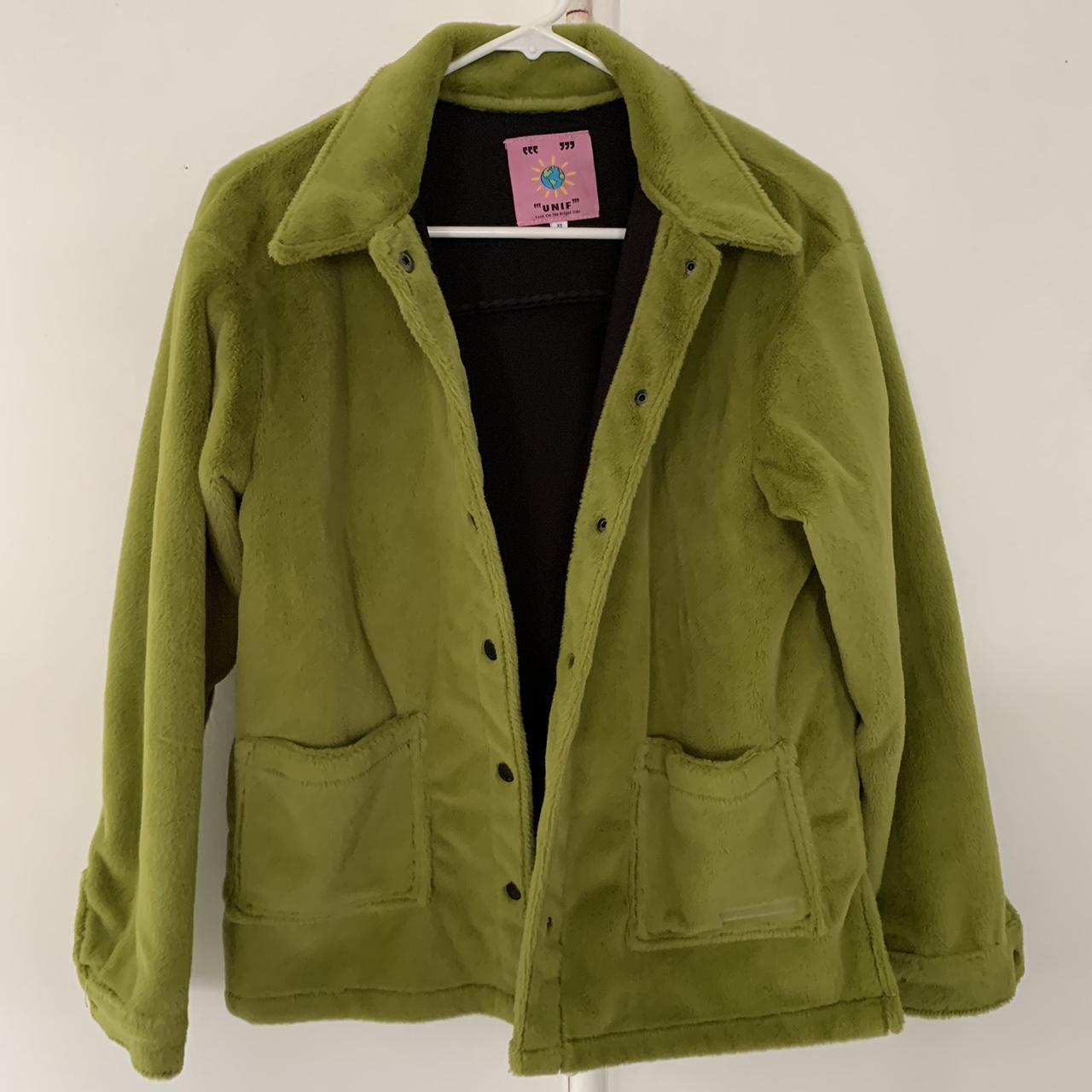 Green unif debbie jacket in size xs! Color is shown... - Depop
