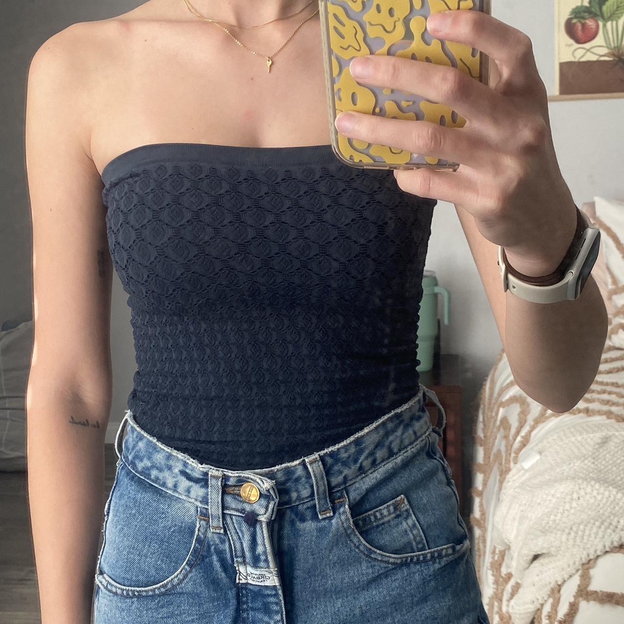 Free people size small tube top Built in padless... - Depop