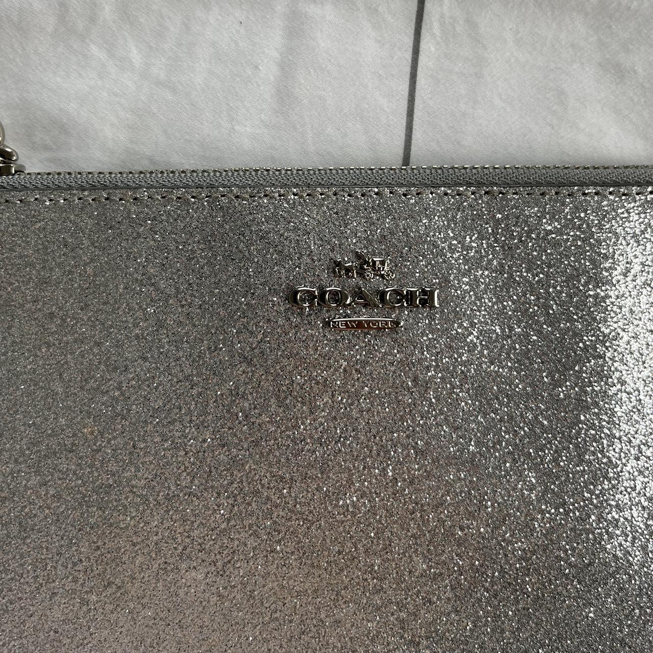 cute little silver coach wallet/coin purse type... - Depop