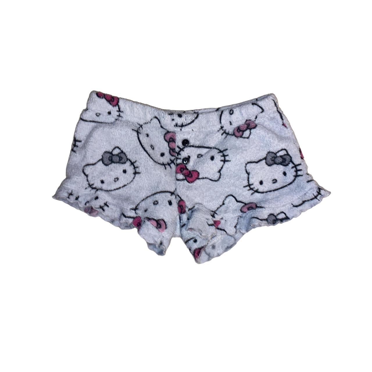 hello kitty mini shorts size xs so cute and... - Depop