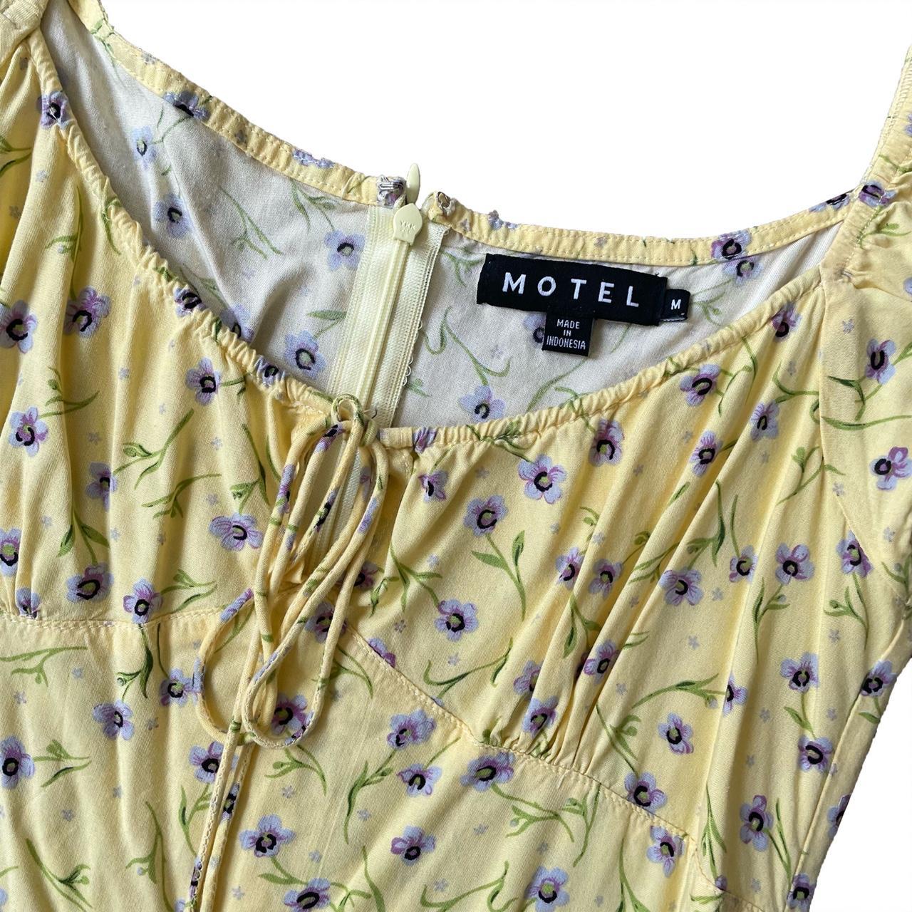 super cute yellow motel rocks dress that has only... - Depop