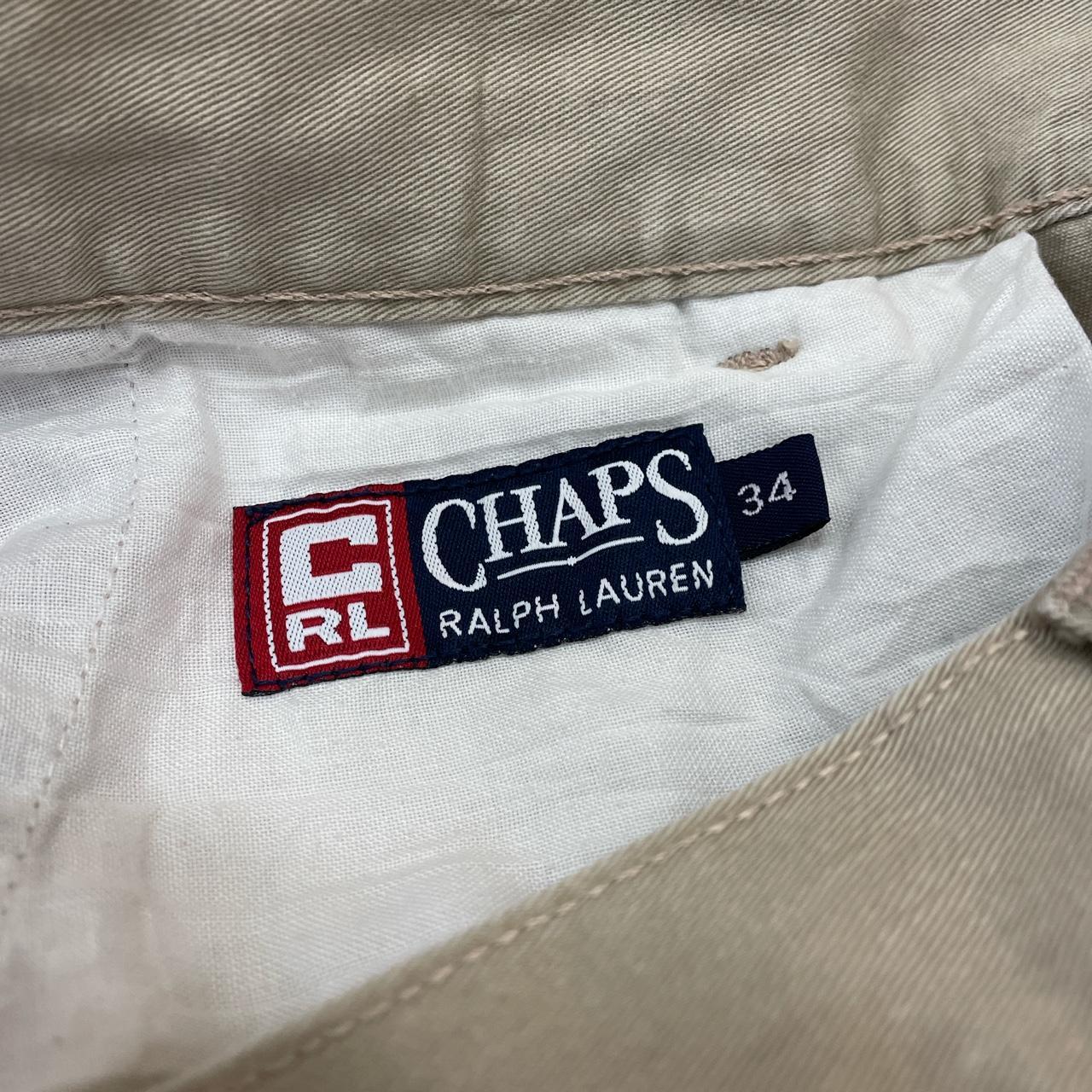 Chaps Men's Cream Shorts | Depop