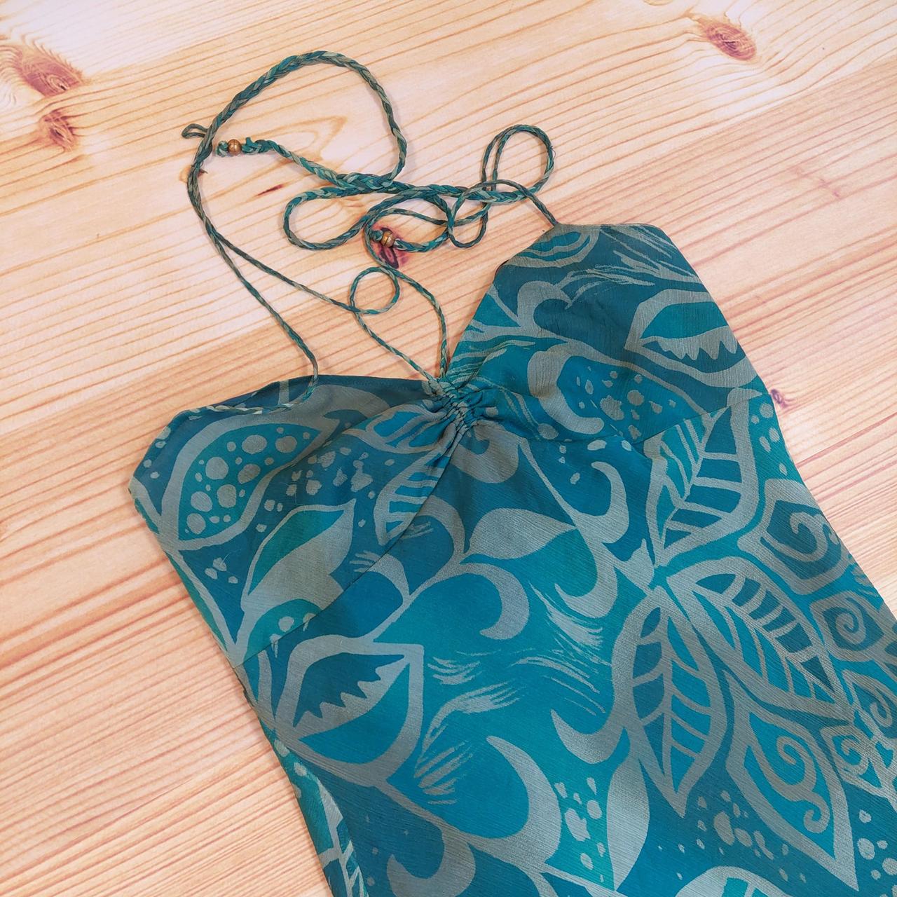 Y2K Principles Silk Asymmetrical Midi Dress •... - Depop