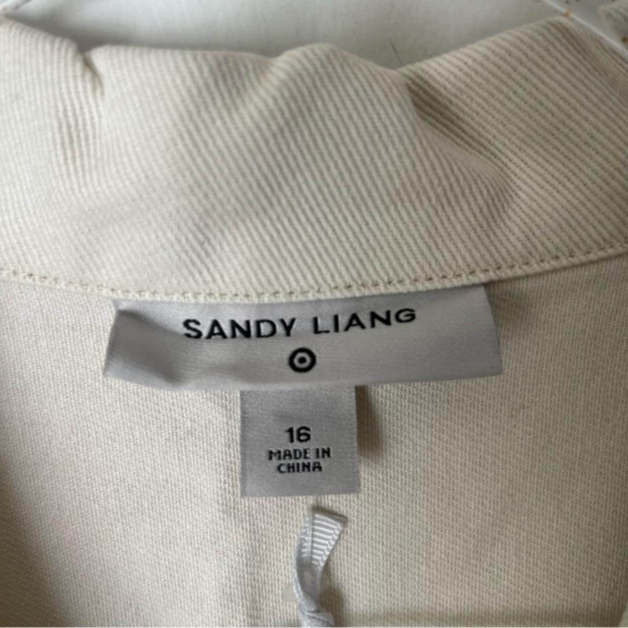 Sandy Liang x Target Off White Long Sleeve Retro... - Depop