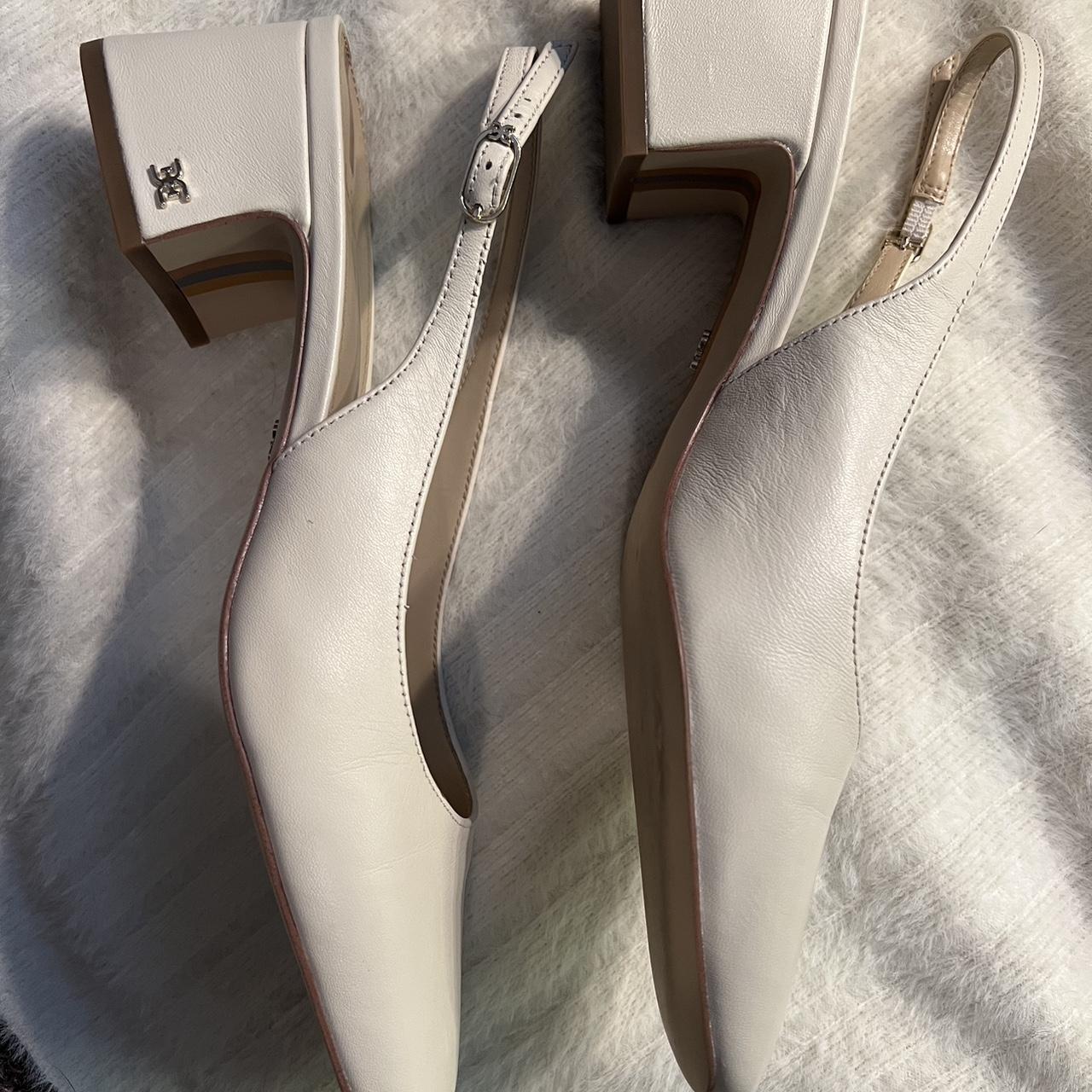 Sam Edelman Women's White Courts | Depop