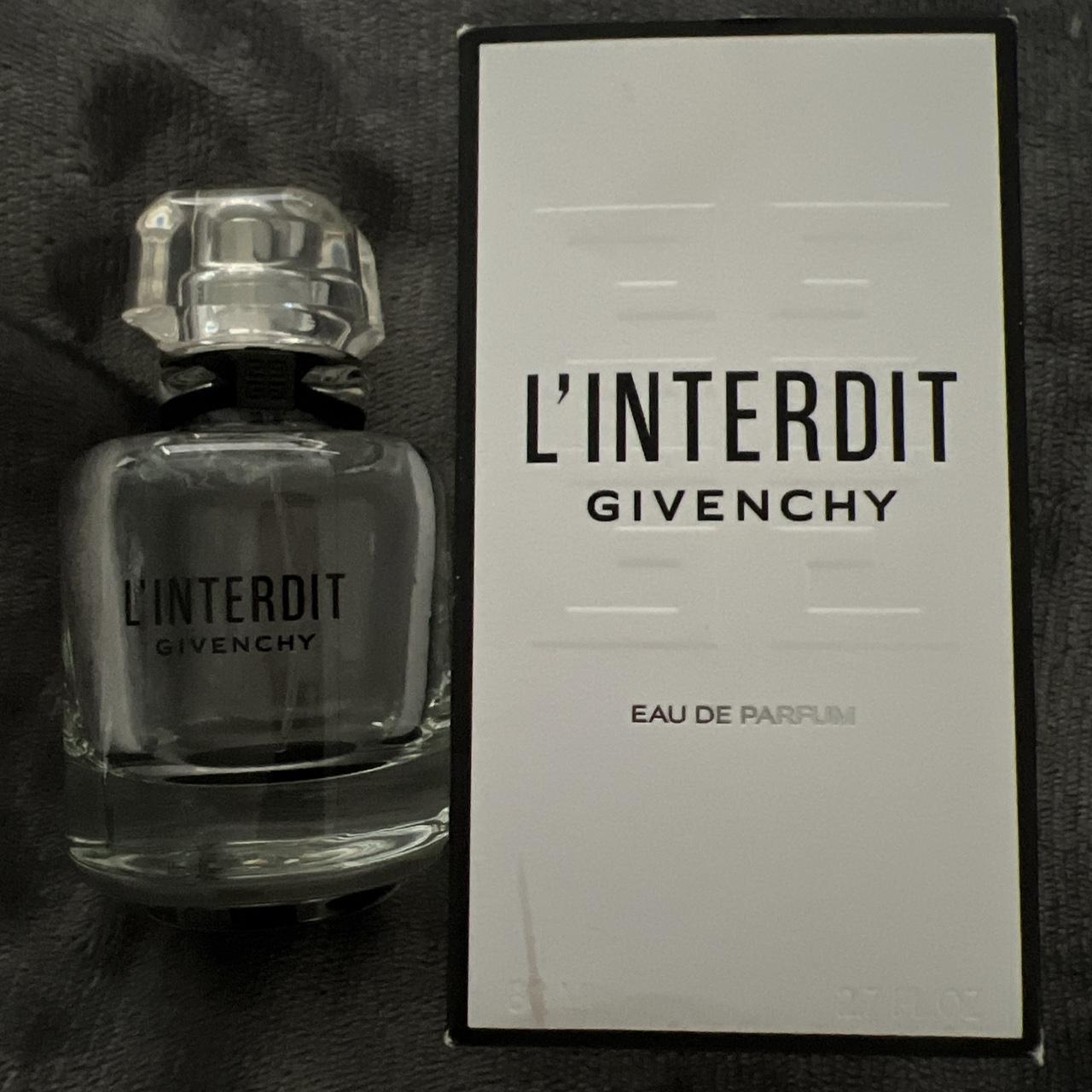 Empty Givenchy L’Interdit perfume bottle & box - Depop