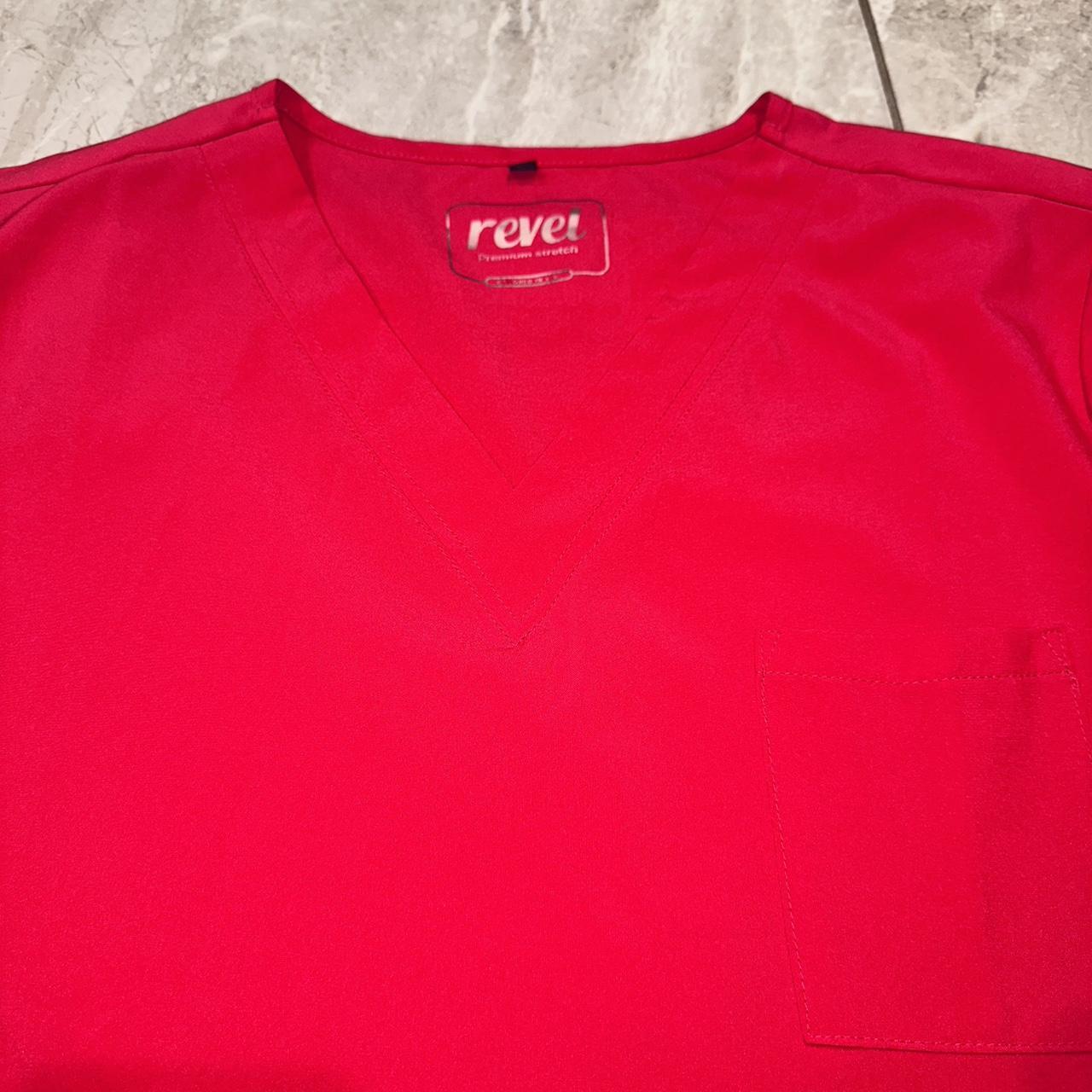 2X revel pink scrub top Like new worn once.... - Depop