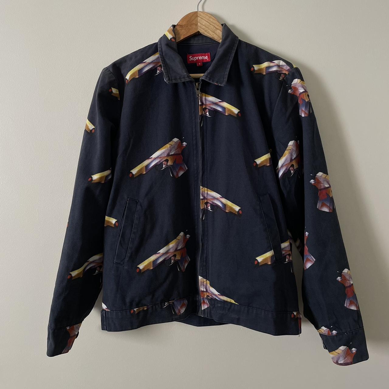 Supreme Mendini gun jacket - ss16 - Navy One of the... - Depop